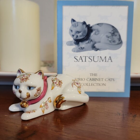 Franklin Mint | Other | Vintage Franklin Mint Curio Cat Figurine ...